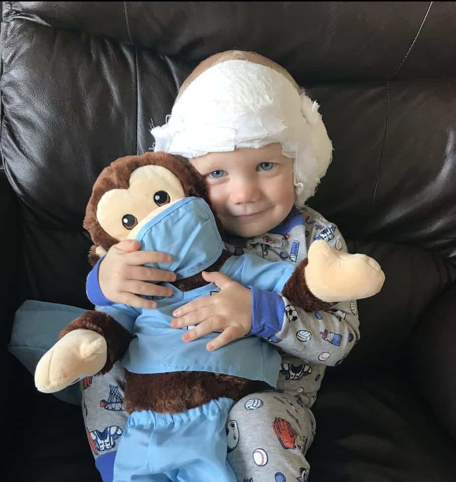 After cochlear implant activation day, child begins journey to speaking